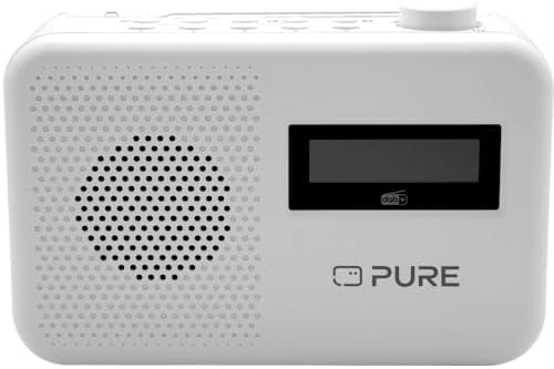 Pure Elan One² Portable FM/DAB+ Radio with Bluetooth, Cotton White ...