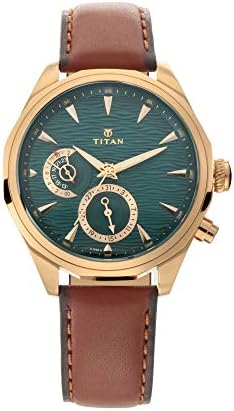 Titan Regalia Grandmaster White Dial Quartz Analog Leather Strap Watch ...