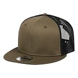 ・ブランド:NEW ERA(ニューエラ)・9FIFTY(950) Standard Fit Snapback Trucker Cap Olive/Black・NewEra/ニューエラの9FIFTY(950)から、シンプルな無地の6パネルメッ...