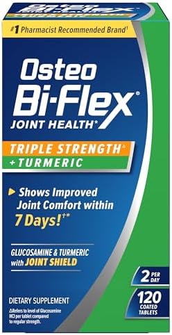Amazon.com: Osteo Bi-Flex Glucosamine Triple Strength Plus Turmeric ...