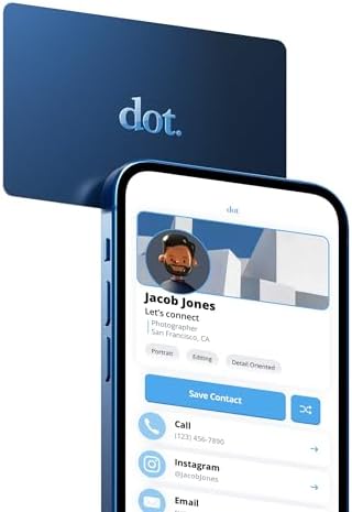 Amazon.com: dot. Card - Digital Business Card - Tap to Share - iPhone ...