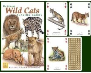 Wild Cats Playing Cards : Amazon.es: Juguetes y juegos