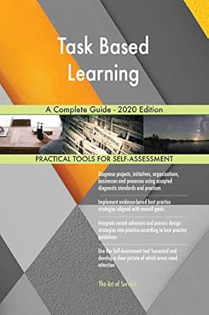 Task Based Learning A Complete Guide - 2020 Edition eBook : Blokdyk ...