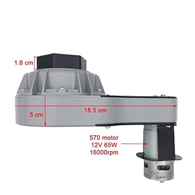 Buy NSD 570 12 Volt Motor Gearbox for Megatredz Motion Trendz, 12V ...