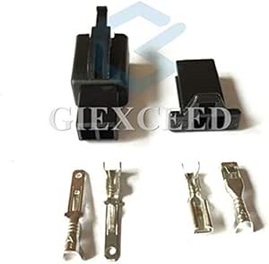 Amazon.com: 5 Sets PA66 2 Pin Male Female Wiring Connector Auto ...
