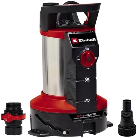 Einhell Pompe d'évacuation 3en1 pour eaux chargées et eaux claires ...