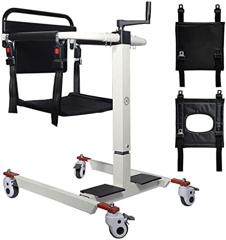 Amazon.com: GeRRiT Patient Lift Transfer Chair for Home,180° Split Seat ...