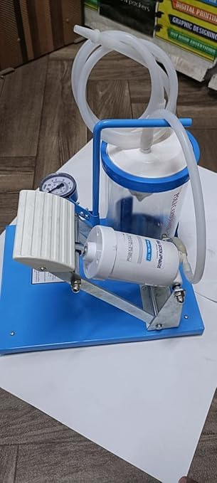 Flowmex Medical Foot operated Suction Machine, Vacuum Pump with Gauge ...