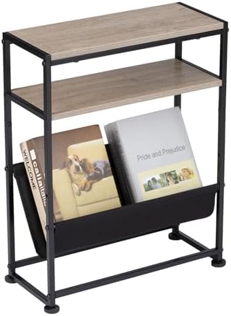 Amazon.com: Lifenite Side Table for Small Spaces, Narrow End Table with ...