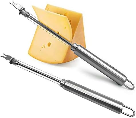 Skystuff 2Pcs Wire Cheese Slicer Stainless Steel Cheese Wire Slicer ...
