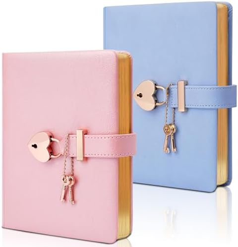 Amazon.com : CAGIE Diary with Lock for Girls Ages 8-12 Journal with ...