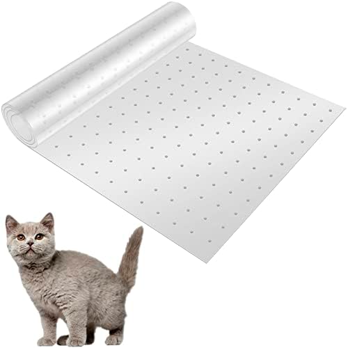 Beenle-Icey Carpet Cat Scratch Protector with Nail Bottom Non-slip Cat ...