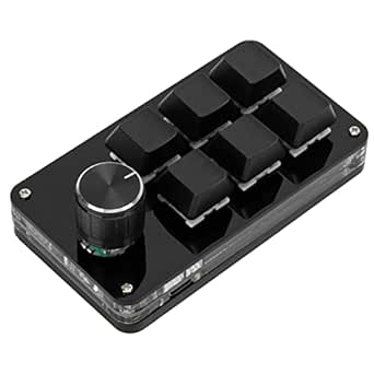 Shortcut Programmable Keyboard, 6 Key Mini Keypad Multifunction with ...