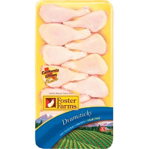 Amazon.com: Cardenas, Foster Farms Chicken Drumsticks Value Pack, 16 ...