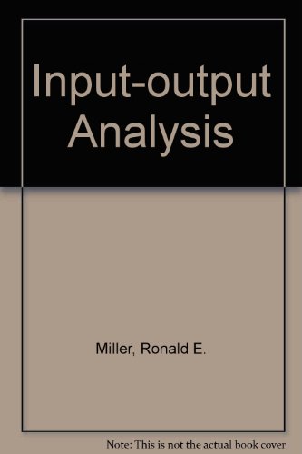 『Input-Output Analysis: Foundations and Extentions』｜感想・レビュー - 読書メーター