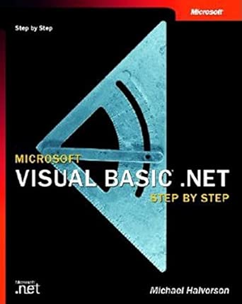 Microsoft Visual Basic .NET Step by Step: Halvorson, Michael ...