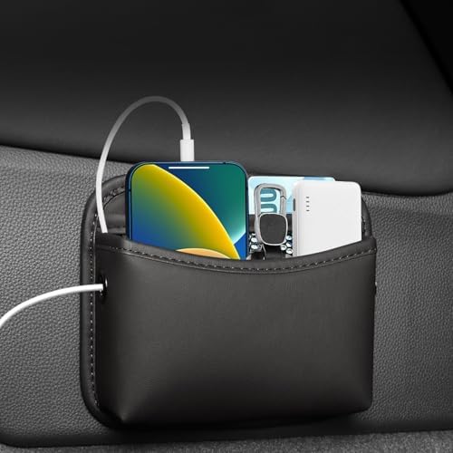 Amazon.com: Universal Car Side Pocket Organizer for Car Seat, PU ...