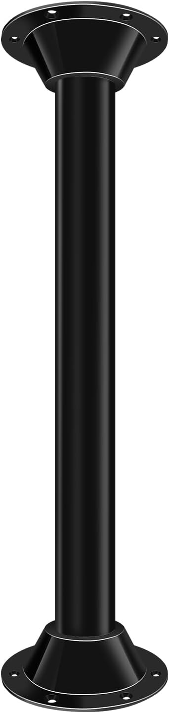 Amazon.com: Class A Customs | 27.5" Black Metal Table Leg, with 2 Black ...