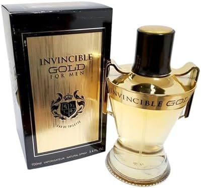 Amazon.com : INVINCIBLE GOLD 3.4 Oz EDT Perfume Men Cologne Eau de ...