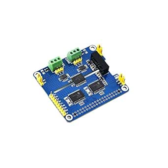 2 Channel Isolated CAN Bus Expansion HAT for Raspberry Pi 4B/3B+/3B/2B ...