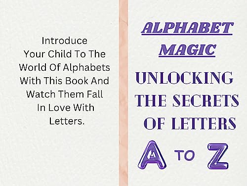 Alphabet Magic: Unlocking the Secrets of Letters - Kindle edition by ...