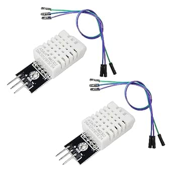 DIYables DHT22 Temperature and Humidity Sensor Module, 2 Pieces ...