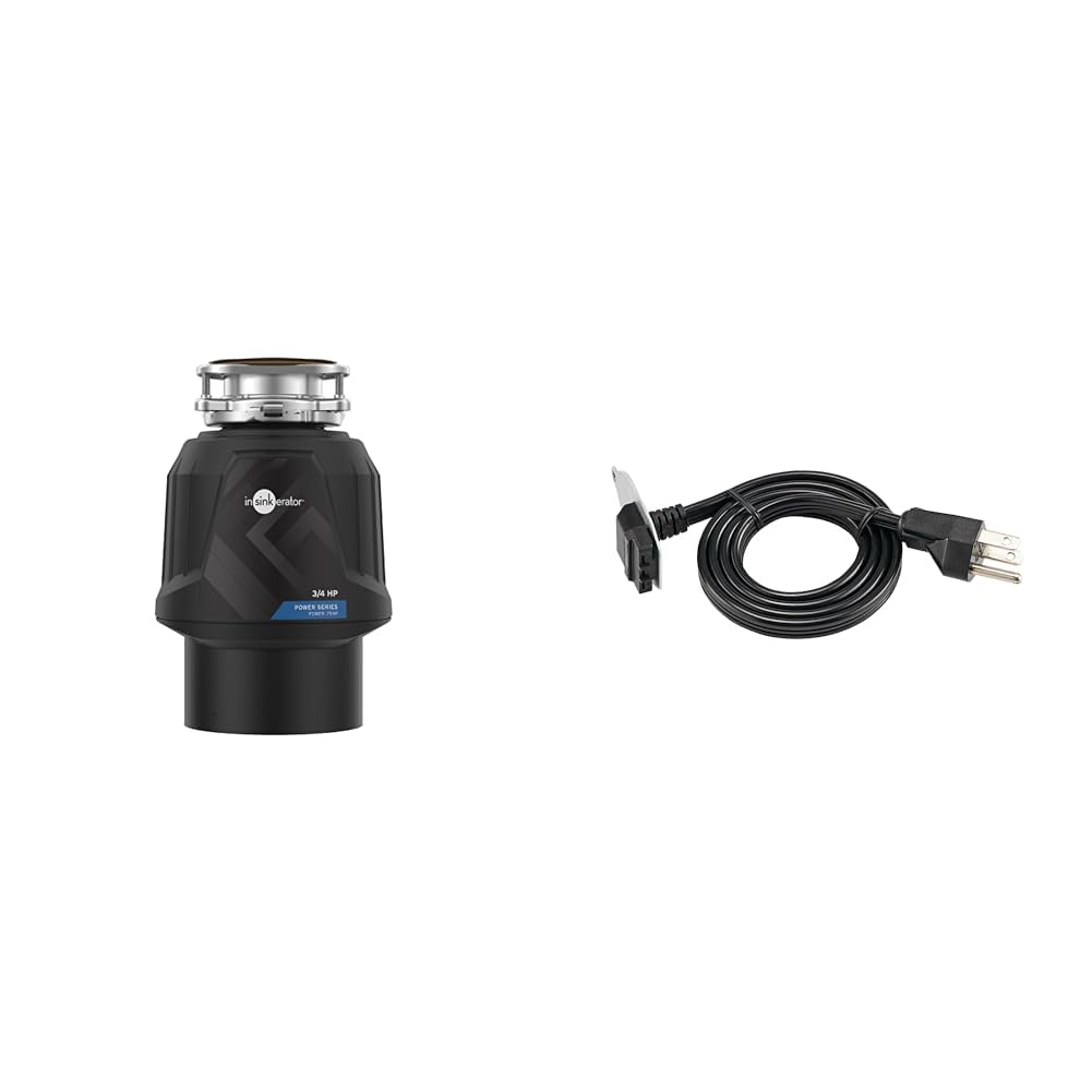 InSinkErator Power .75HP, 3/4 HP Garbage Disposal, Power Series EZ ...