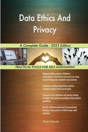 Amazon.com: Data Ethics And Privacy A Complete Guide - 2023 Edition ...