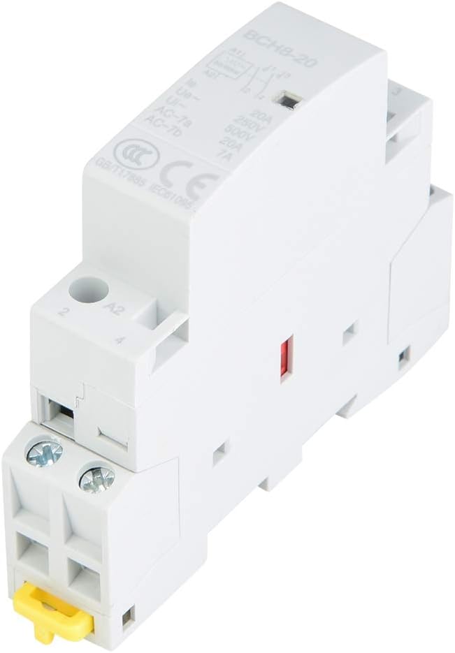 Amazon.com: Household AC Contactor, 2P 20A 24V 220V/230V 50/60Hz ...