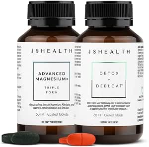 Amazon.com: JSHealth Vitamins Bloating Bundle - Includes Detox ...