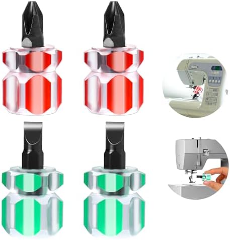 Amazon.com: HONEYSEW Flat and Stubby Screwdriver Set Mini Stubby Tools ...