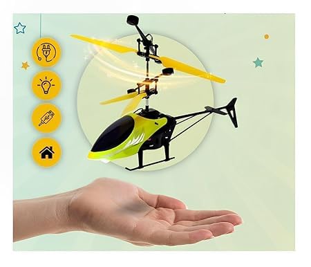 Buy DISILA TRADERS Hand Sensor Helicopter Toys with 3D Lights ...