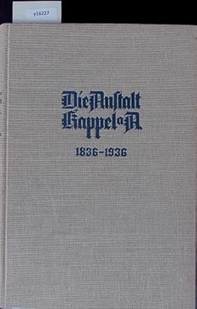 Die Anstalt Kappel a. Albis. : Peter, O.: Amazon.de: Bücher