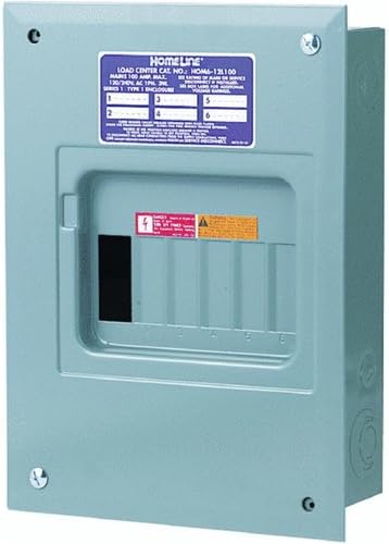 Square D - QO816L100DF QO 100-Amp 8-Spaces 16-Circuit Indoor Flush ...