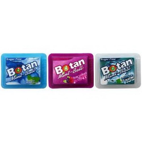 Amazon.com : Botan Mint Ball Sugus Free 3 Flavors (5g.x3pcs.) : Other ...