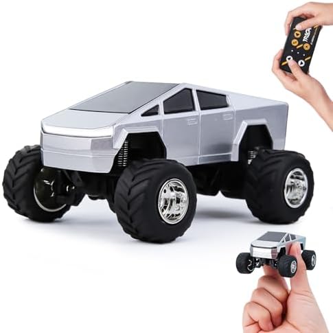 Amazon.com: DDZOOU Mini Rc Truck, 1:64 Scale Monster Truck Remote ...