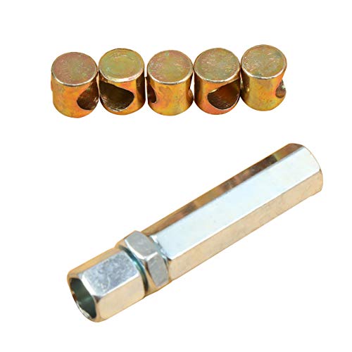 Snapklik.com : Sthus 5 Metres Motorcycle DIY Throttle Cable Kit Nipples ...