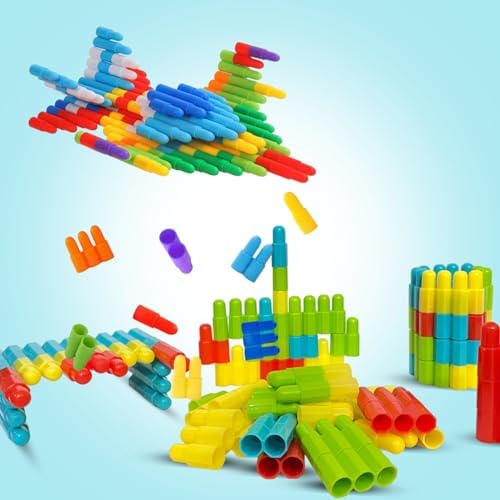 Buy I Play Pack of 70+ Bullet Shape Educational Building Blocks for ...