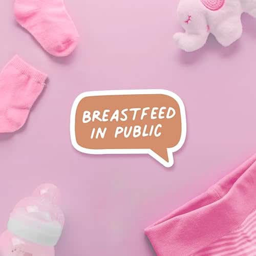 Amazon.com: Breastfeed In Public Breastfeeding Sticker, Laptop stickers ...