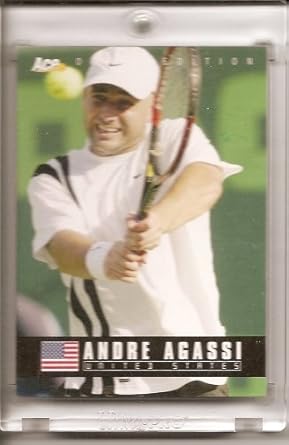 Amazon.com: 2005 Ace Authentic # Andre Agassi United States #03 Tennis ...