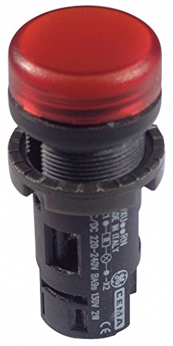 Pilot Light Unibloc, Red, 220/240VAC/DC: Amazon.com: Industrial ...
