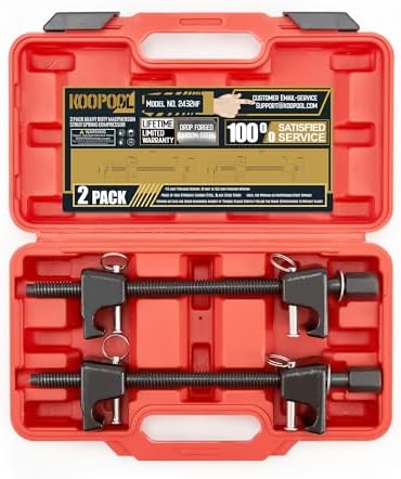 Amazon.com: KOOPOOL Strut Spring Compressor Tool Set 2 Pack 11.5-inches ...