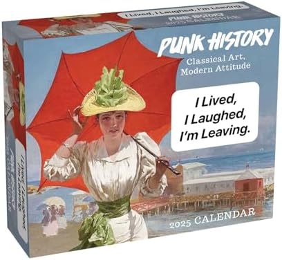 Punk History 2025 Day-to-Day Calendar: Classical Art, Modern Attitude ...