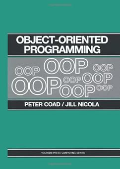 Object-Oriented Programming: Coad, Peter: 9780130326164: Amazon.com: Books