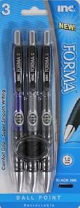 Amazon.com : Forma 1.0 mm Ball Point Retractable Black Ink (various ...