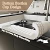 Silicone Edge Protector - Splash Guard for Kitchen Sink, Stainless ...