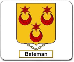Amazon.com: Bateman Family Crest Coat of Arms Mouse Pad : Office Products