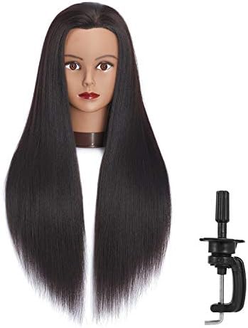 Amazon.com : Hairginkgo Mannequin Head 26"-28" Super Long Synthetic ...