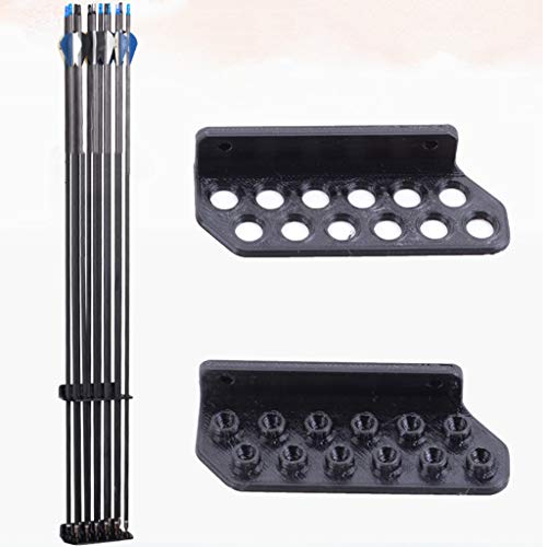 cdhgsh Archery Arrows Wall Mount Recurve Bow and Arrow Rack 12 Arrows ...