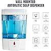 Amazon.com: PLUSSEN Soap Dispenser Wall Mount, Automatic Hand Sanitizer Dispenser 600ml Gel n ...